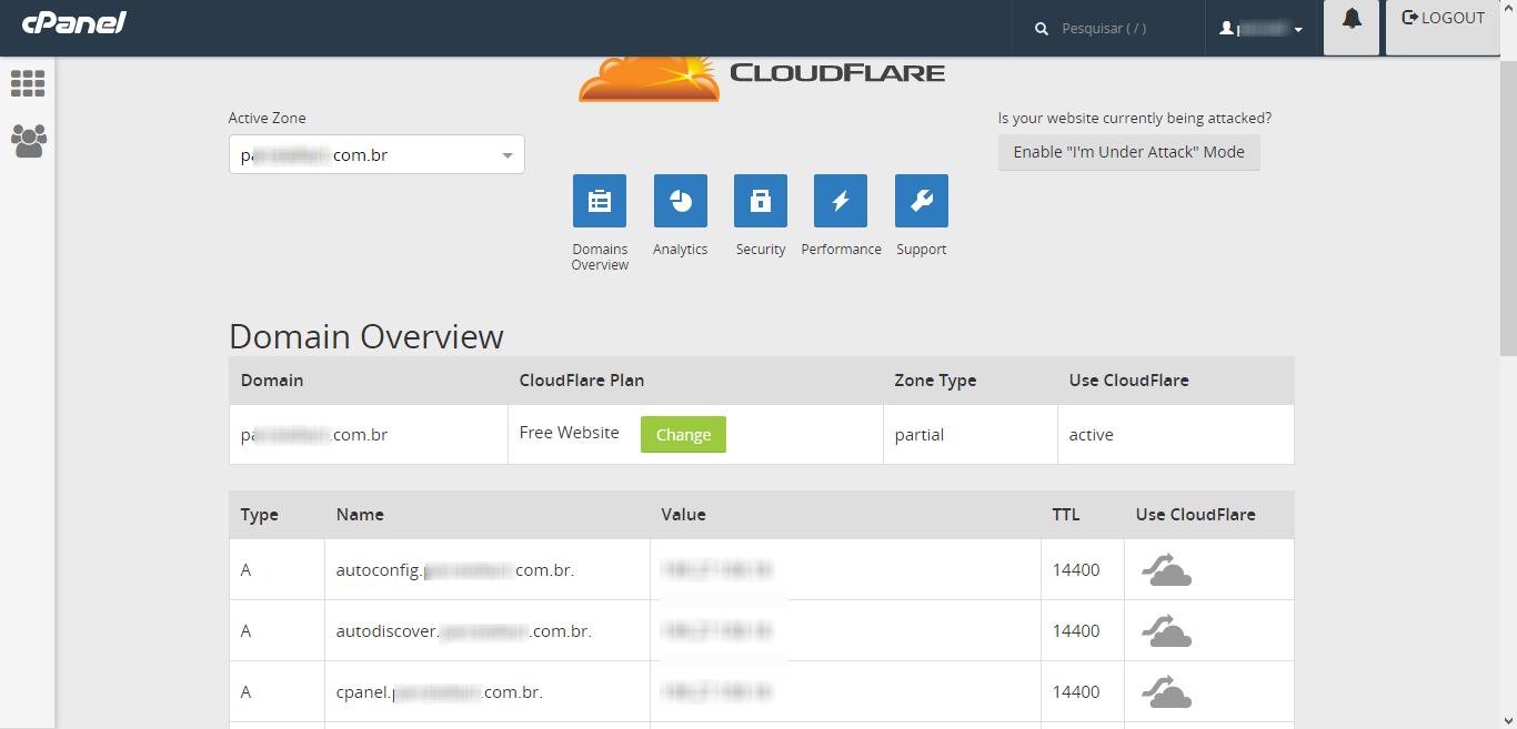 Como usar o CloudFlare no Cpanel - Zocka